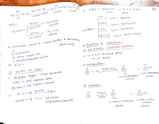 Haloalkanes and Haloarenes notes(complete).pdf | Chemistry | Science
