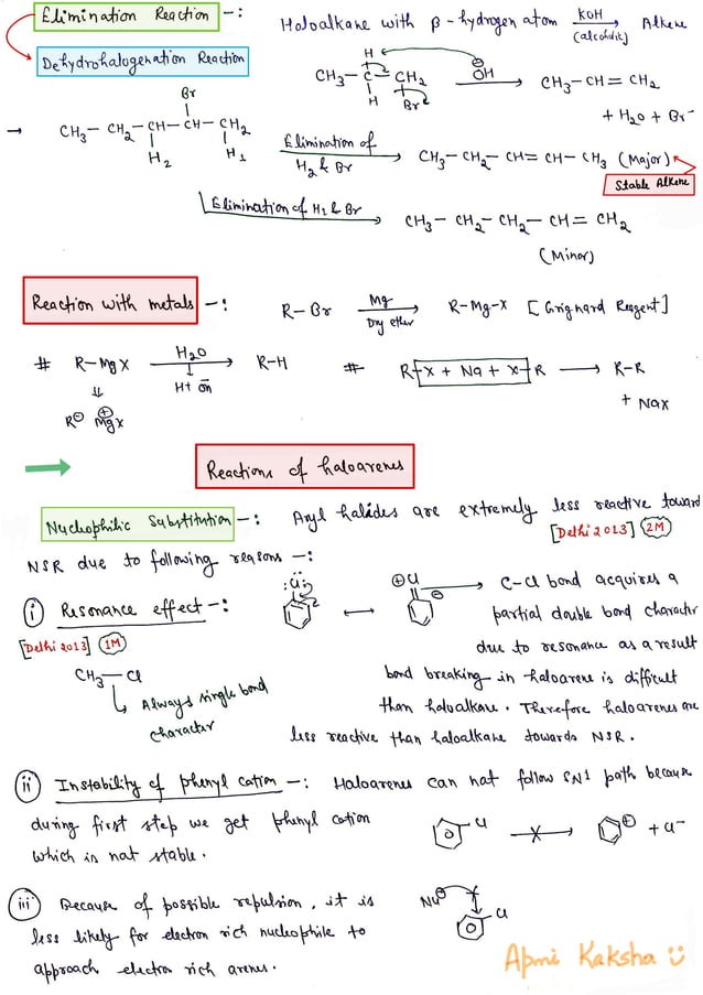 Haloalkanes & haloarenes | PDF