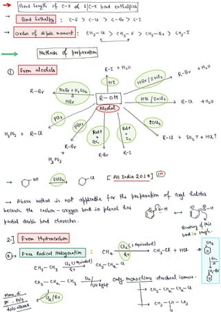 Haloalkanes & haloarenes | PDF