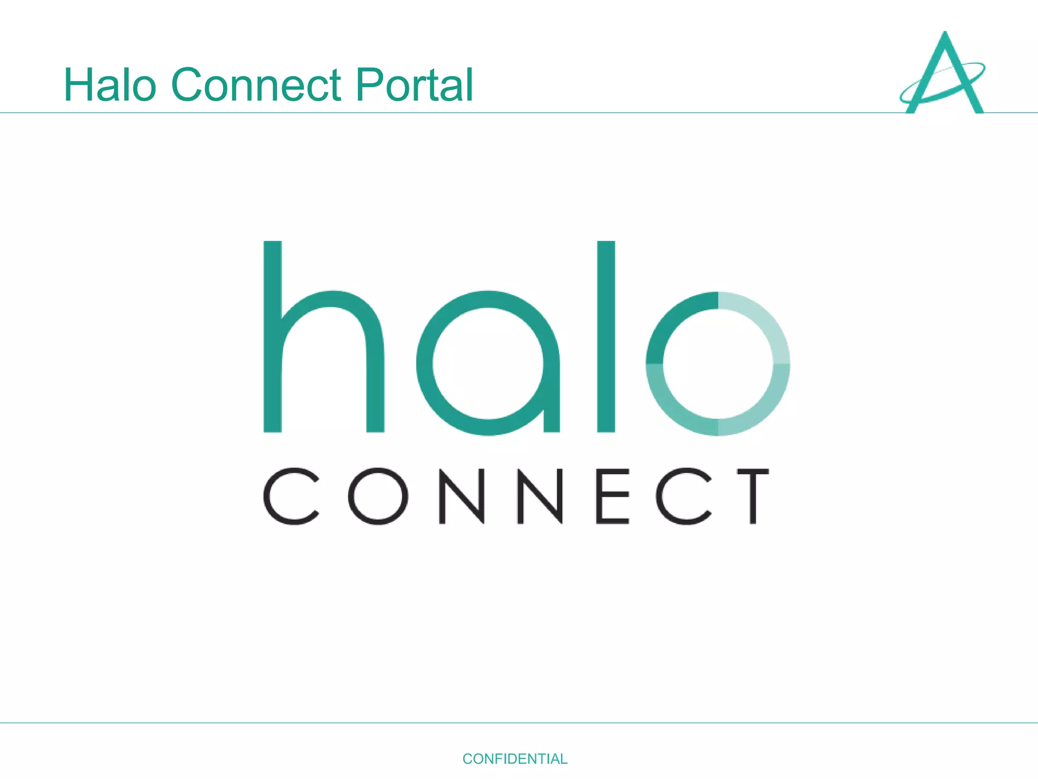 Halo connect web portal | PPTX