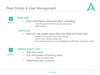 Halo connect web portal | PPTX