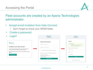 Halo connect web portal | PPTX