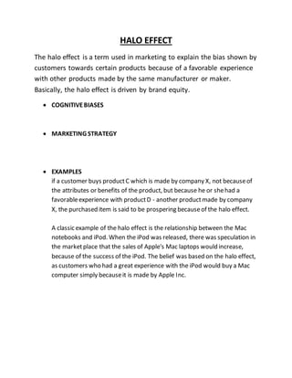 Halo Effect | DOCX