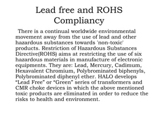 Halo electronics | PPT