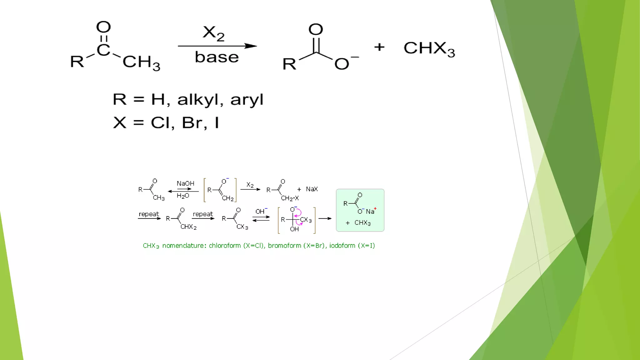 Haloform reaction | PPTX