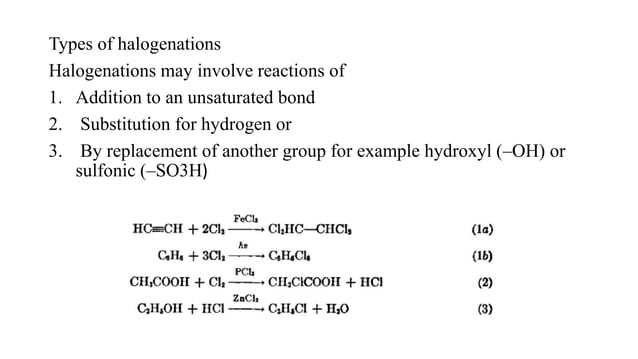 HALOGENATION.pptx | Chemistry | Science