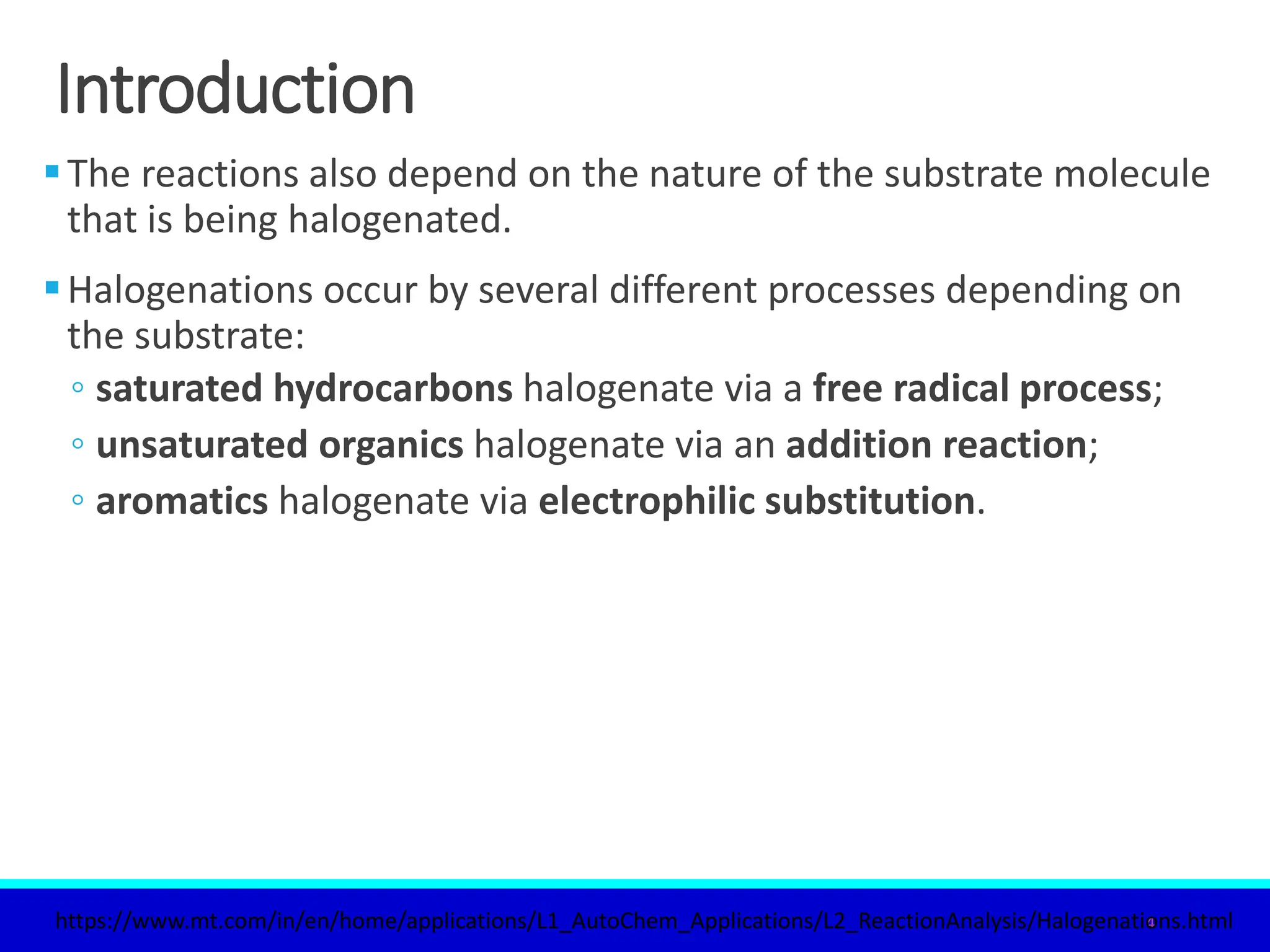 Halogenation process of chemical process industries | PPTX