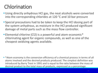 Halogenation process of chemical process industries | PPTX