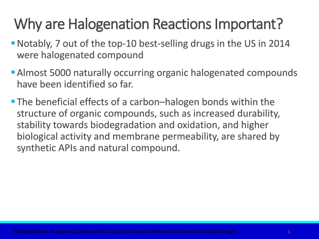 Halogenation process of chemical process industries | PPTX ...