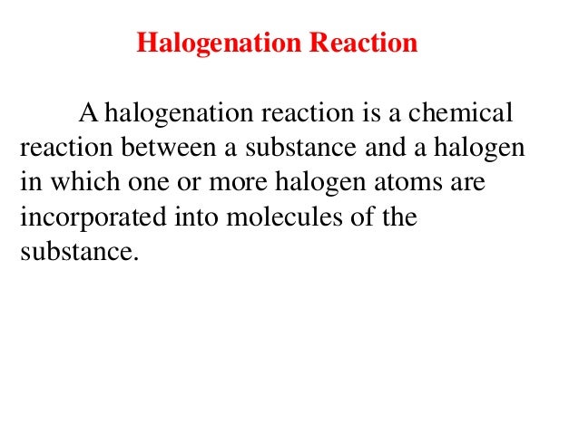 Halogenation of alkanes | PPTX