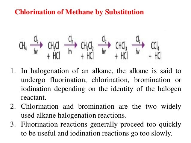 Halogenation of alkanes | PPTX