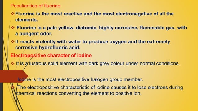 Halogen compounds.pptx | Chemistry | Science