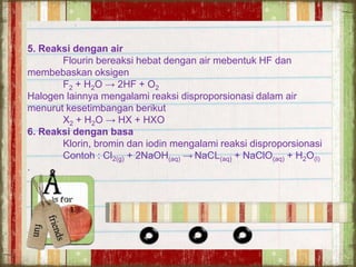 Halogen dan gas mulia | PPTX