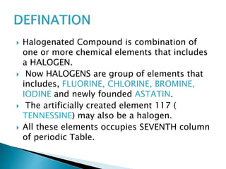 Halogeneted compounds ppt,Dr.Mangesh Pawale | PPT