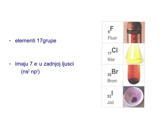 Halogeni elementi | PPT