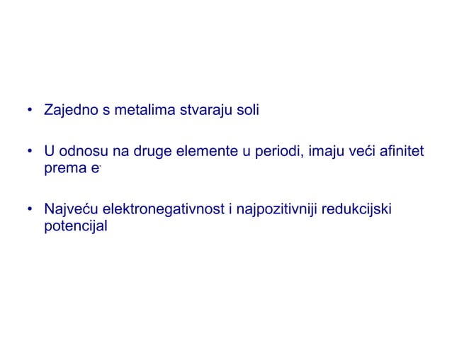 Halogeni elementi | PPT