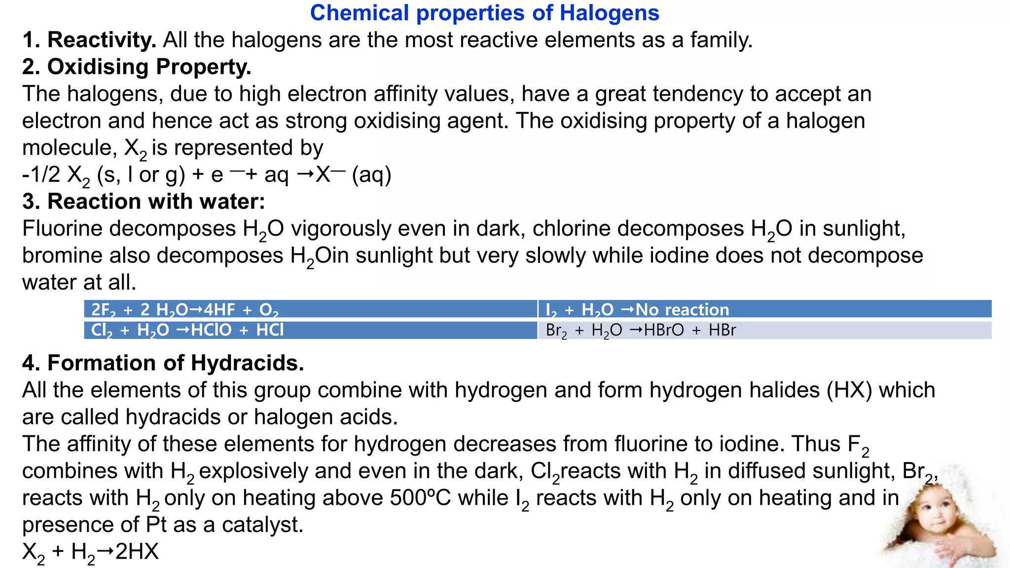 Chemistry of Halogen Compounds MANIK | PPTX | Chemistry | Science