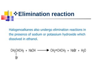 Halogenoalkane lesson | PPT