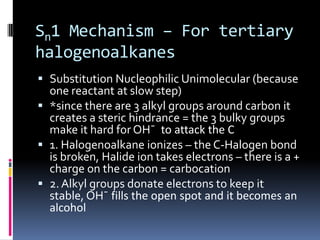 Halogenoalkanes | PPTX