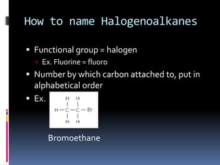Halogenoalkanes | PPTX
