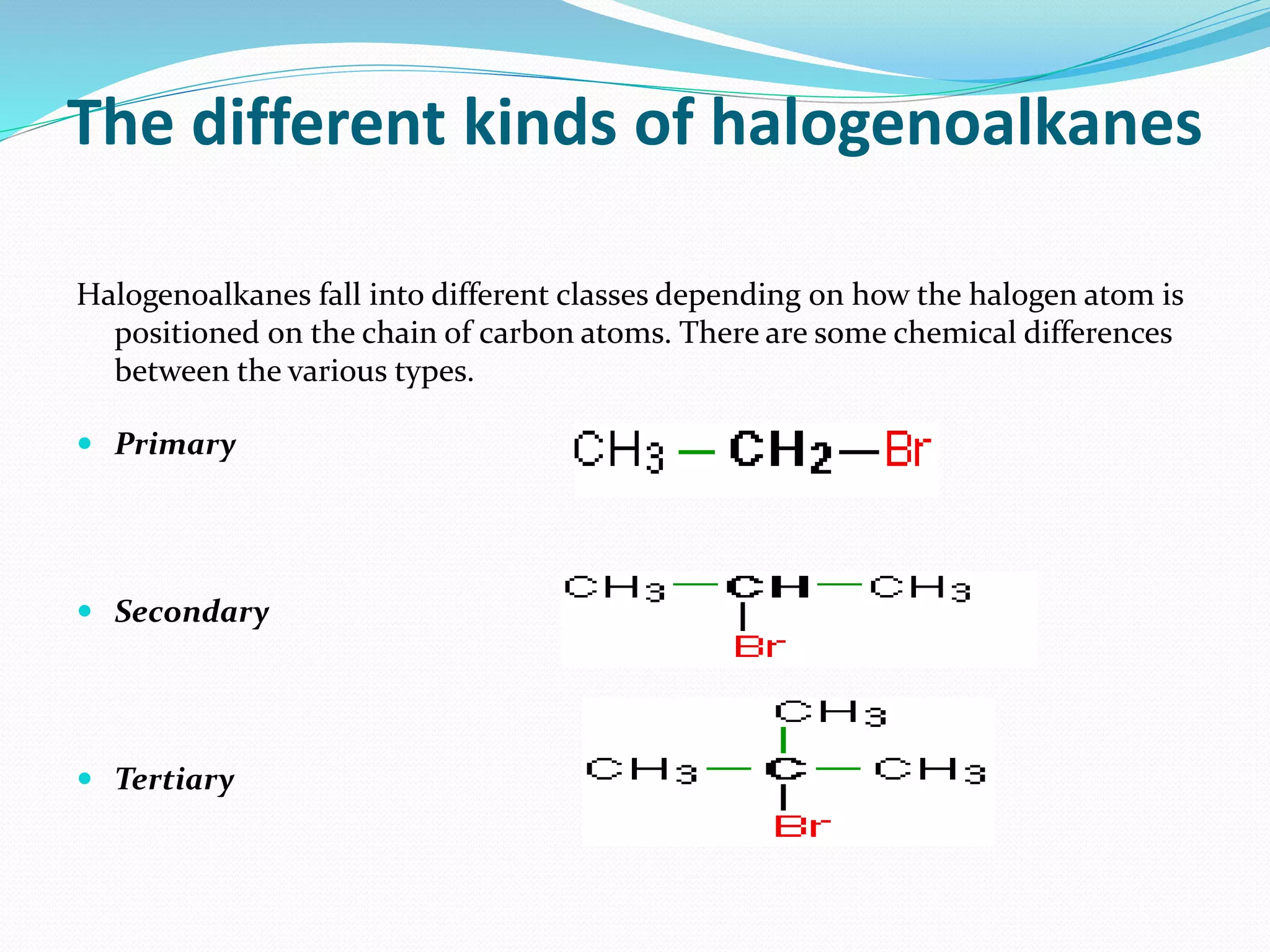 Halogenoalkanes as level chemistry | PPTX