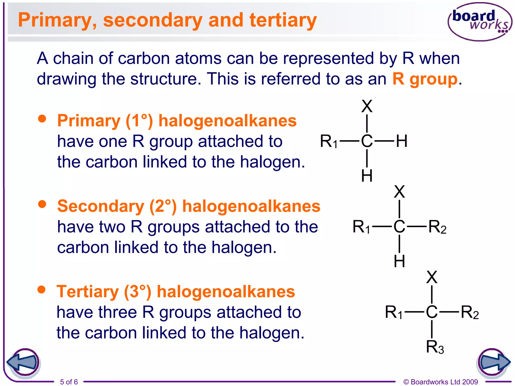 Halogenoalkanes part 1 nomenclature | PPT