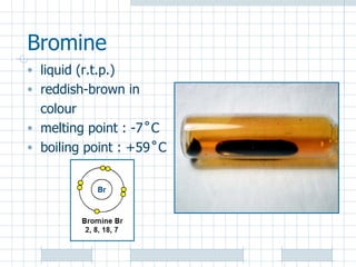 Halogens and Noble gases | PPT