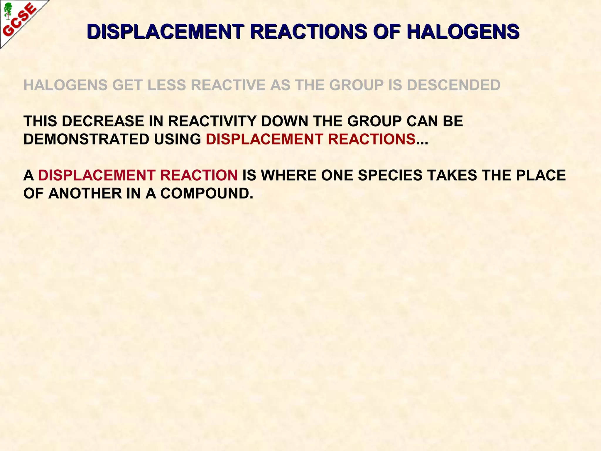 Halogens | PPS