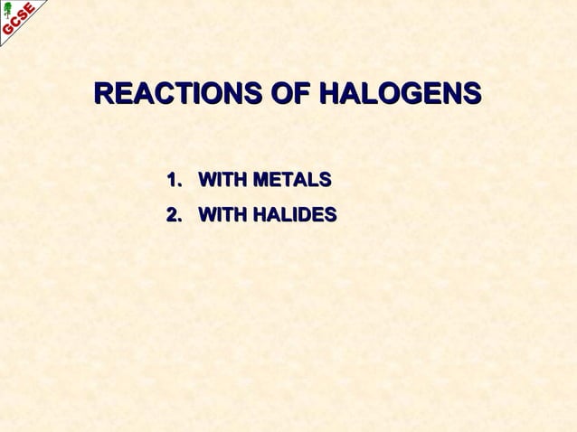 Halogens | PPS | Chemistry | Science