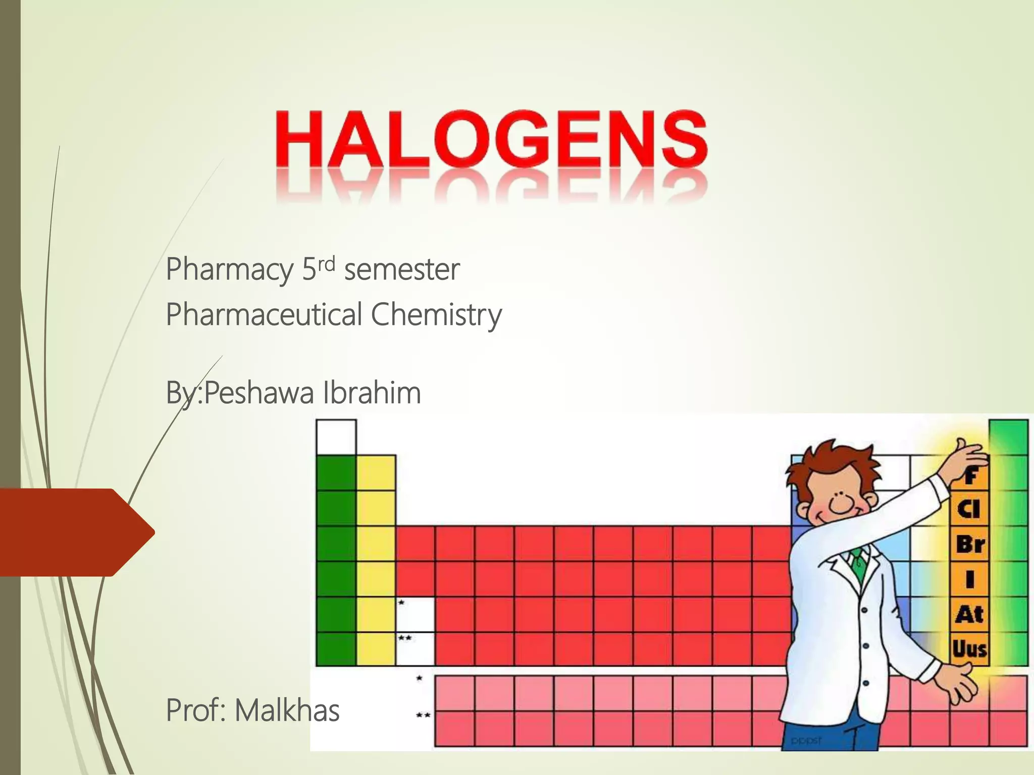 Halogens | PPTX