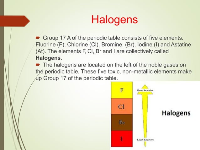 Halogens | PPTX
