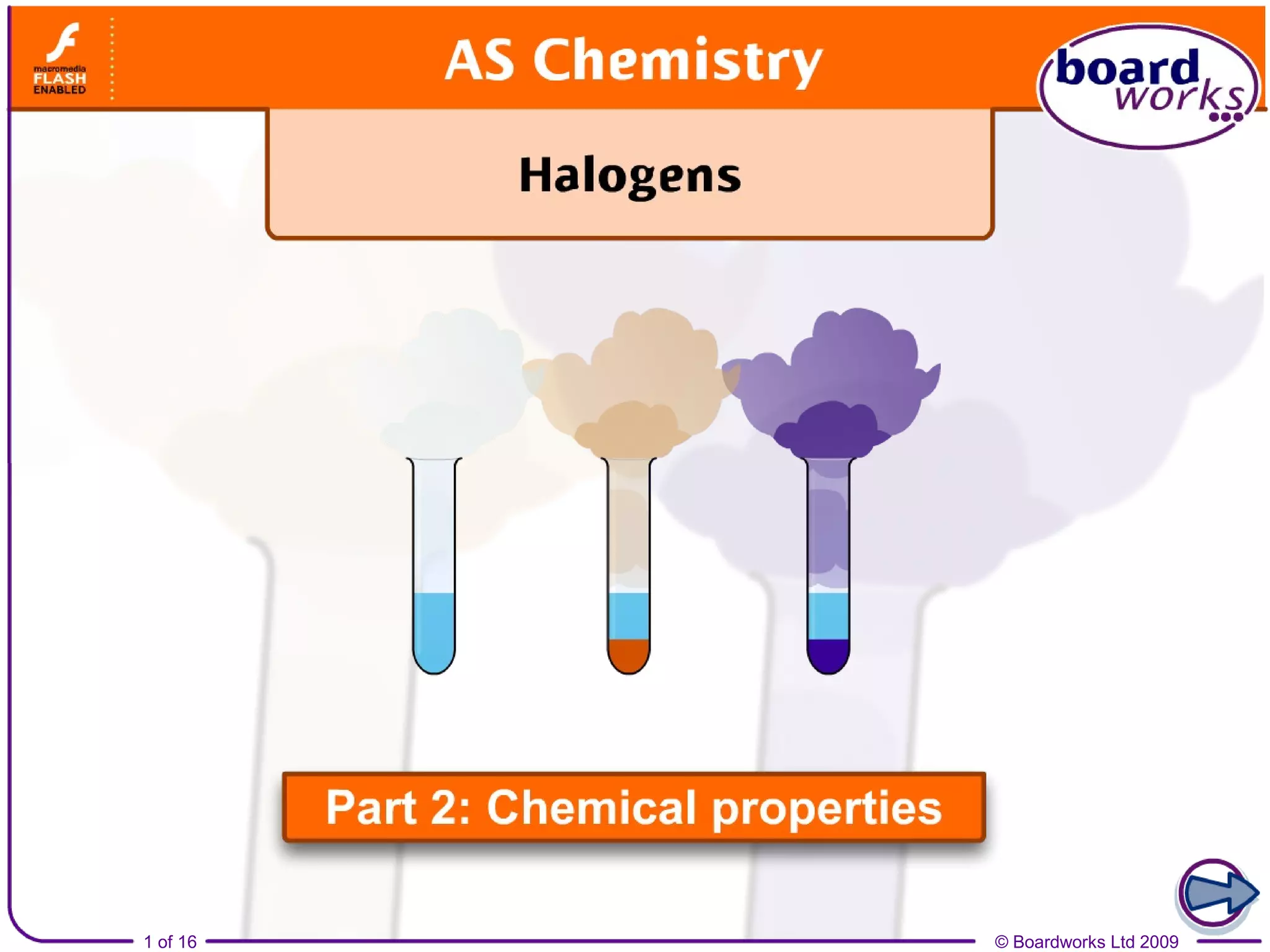Halogens part 2 chemical properties | PPT