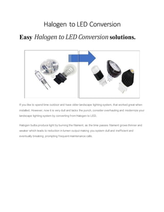 Halogen to LED Conversion | PDF | Science