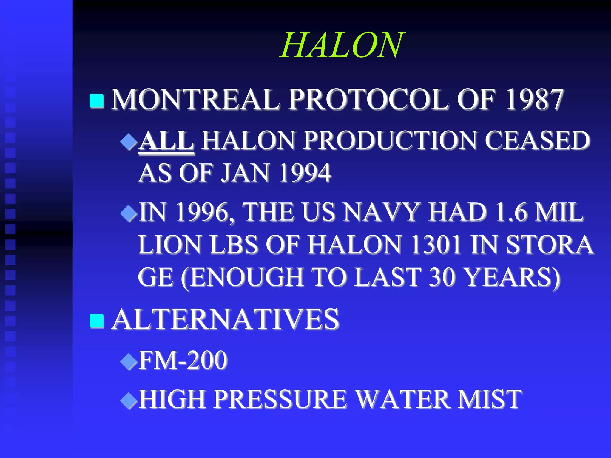 Installations of Halon System | Gaurav Singh Rajput | PPTX