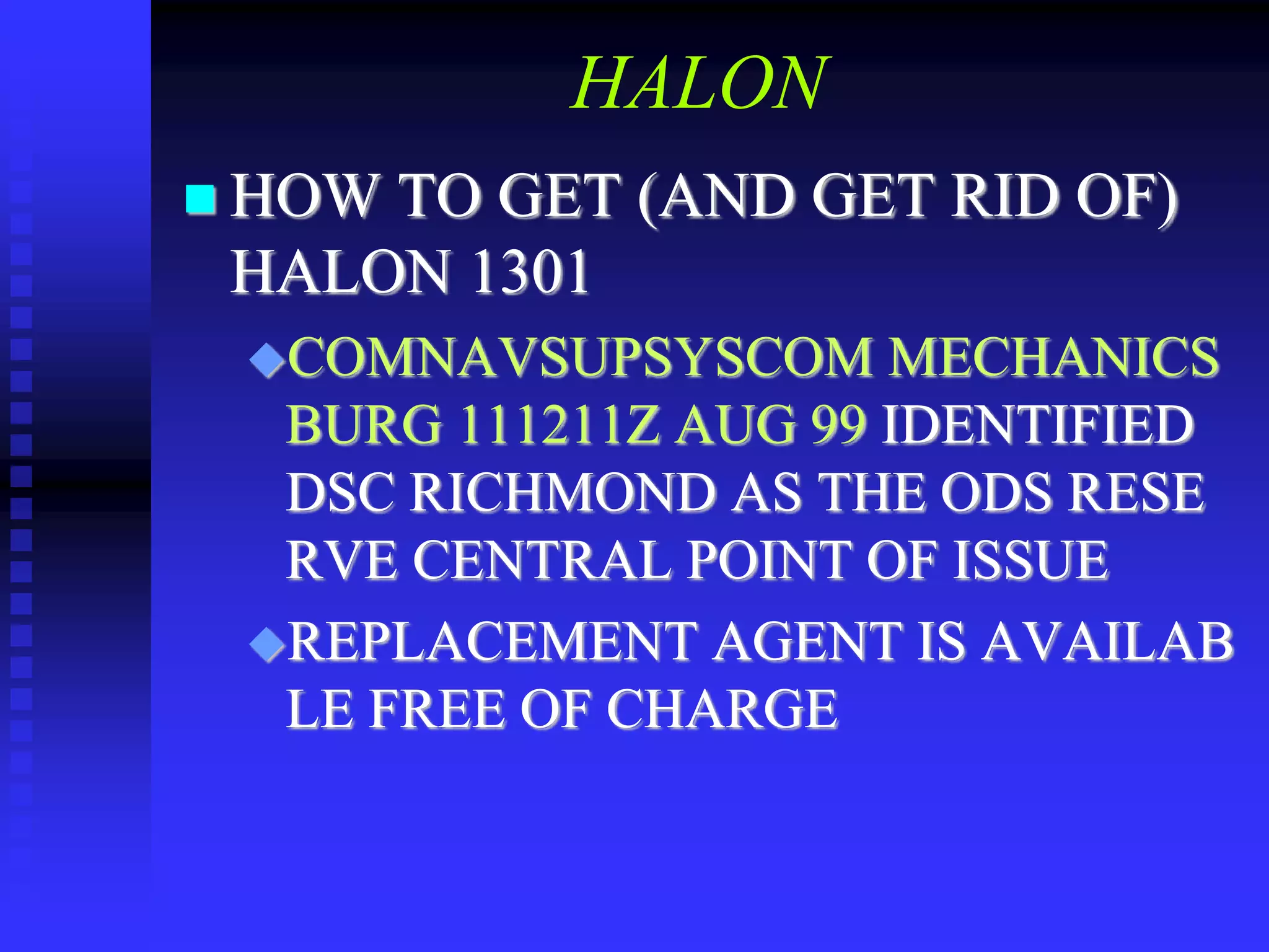 Installations of Halon System | Gaurav Singh Rajput | PPTX