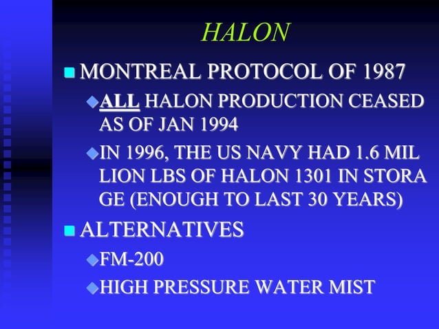 Installations of Halon System | Gaurav Singh Rajput | PPTX