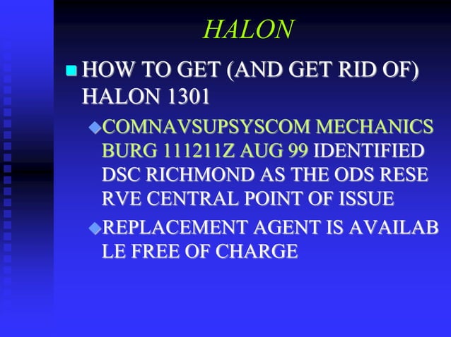 Installations of Halon System | Gaurav Singh Rajput | PPTX