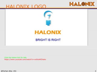 Halonix ads presentation | PPT | Free Download