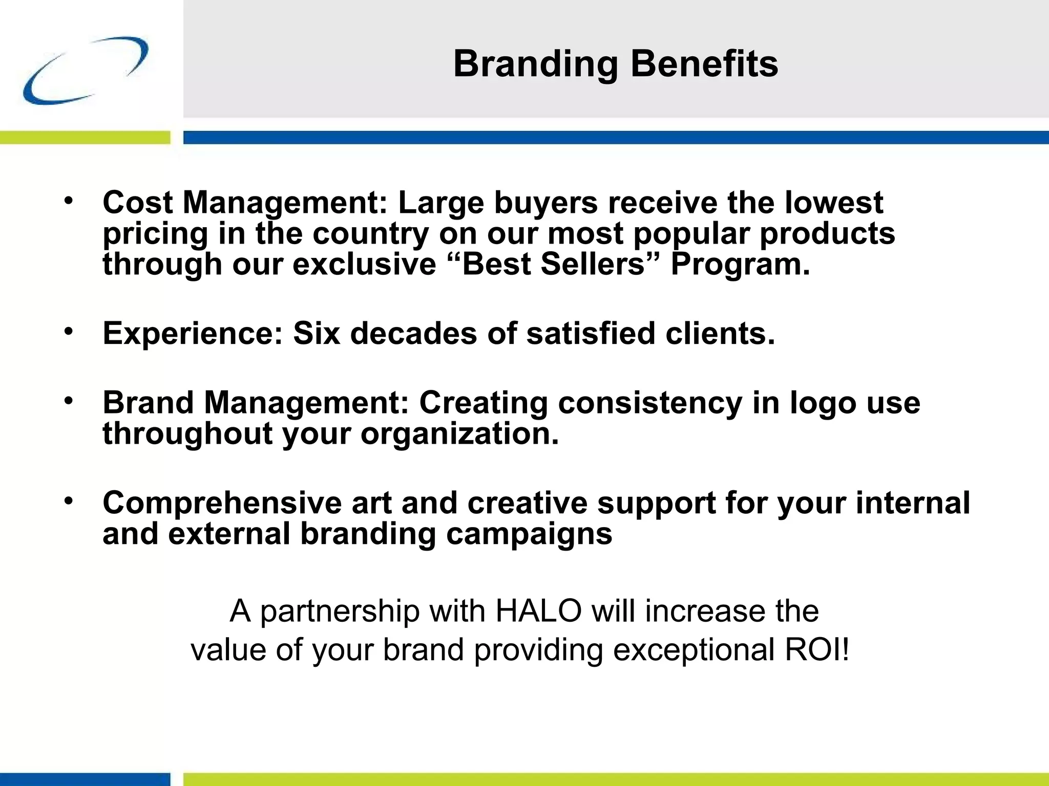 HALO Branded Solutions Corporate Overview | PPT