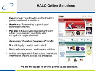 HALO Branded Solutions Corporate Overview | PPT