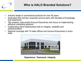HALO Branded Solutions Corporate Overview | PPT
