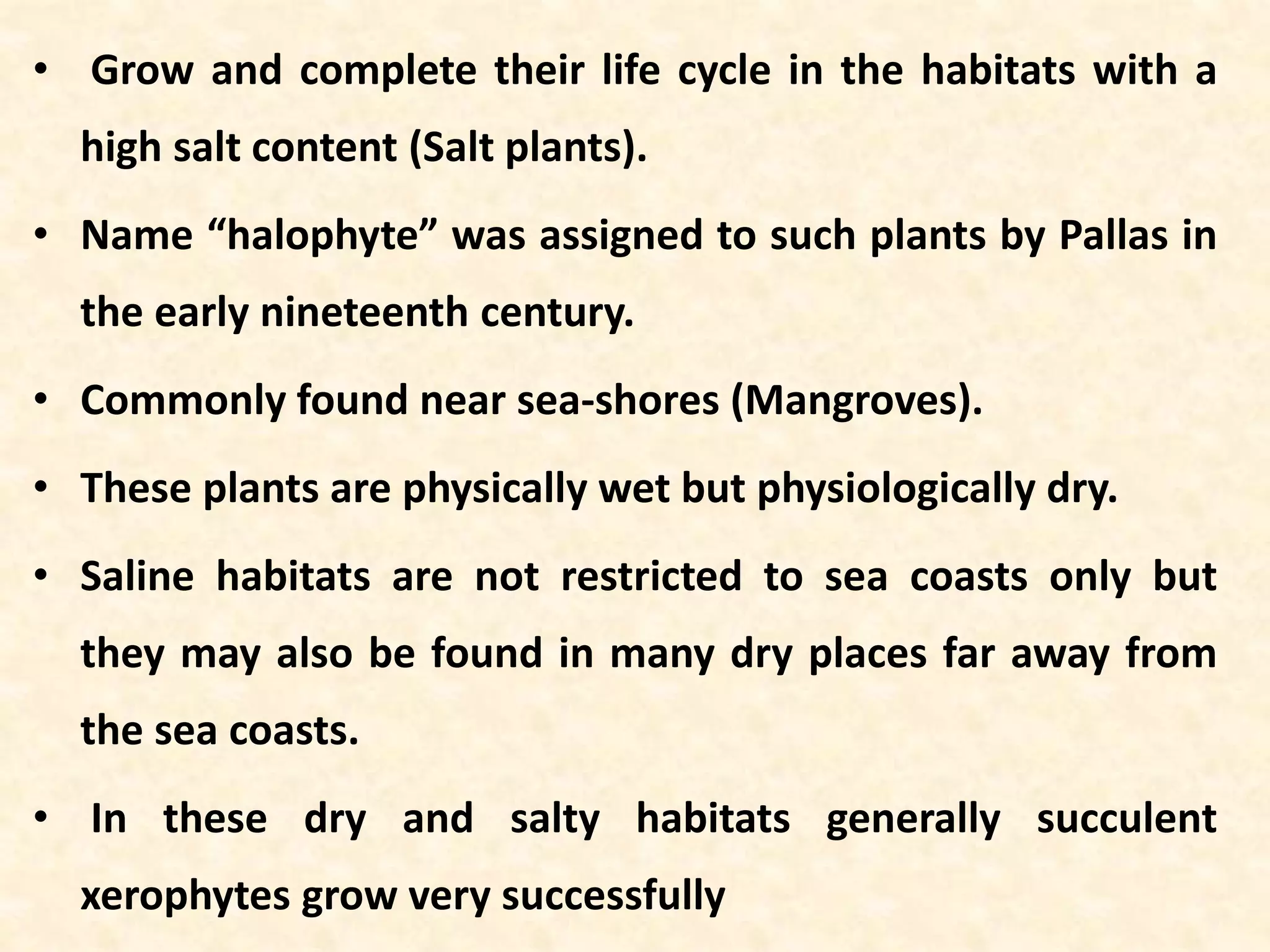 Halophypes | PDF