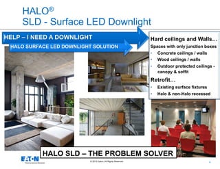 Eaton's Cooper Lighting Business: Halo Surface LED Downlight Series ...
