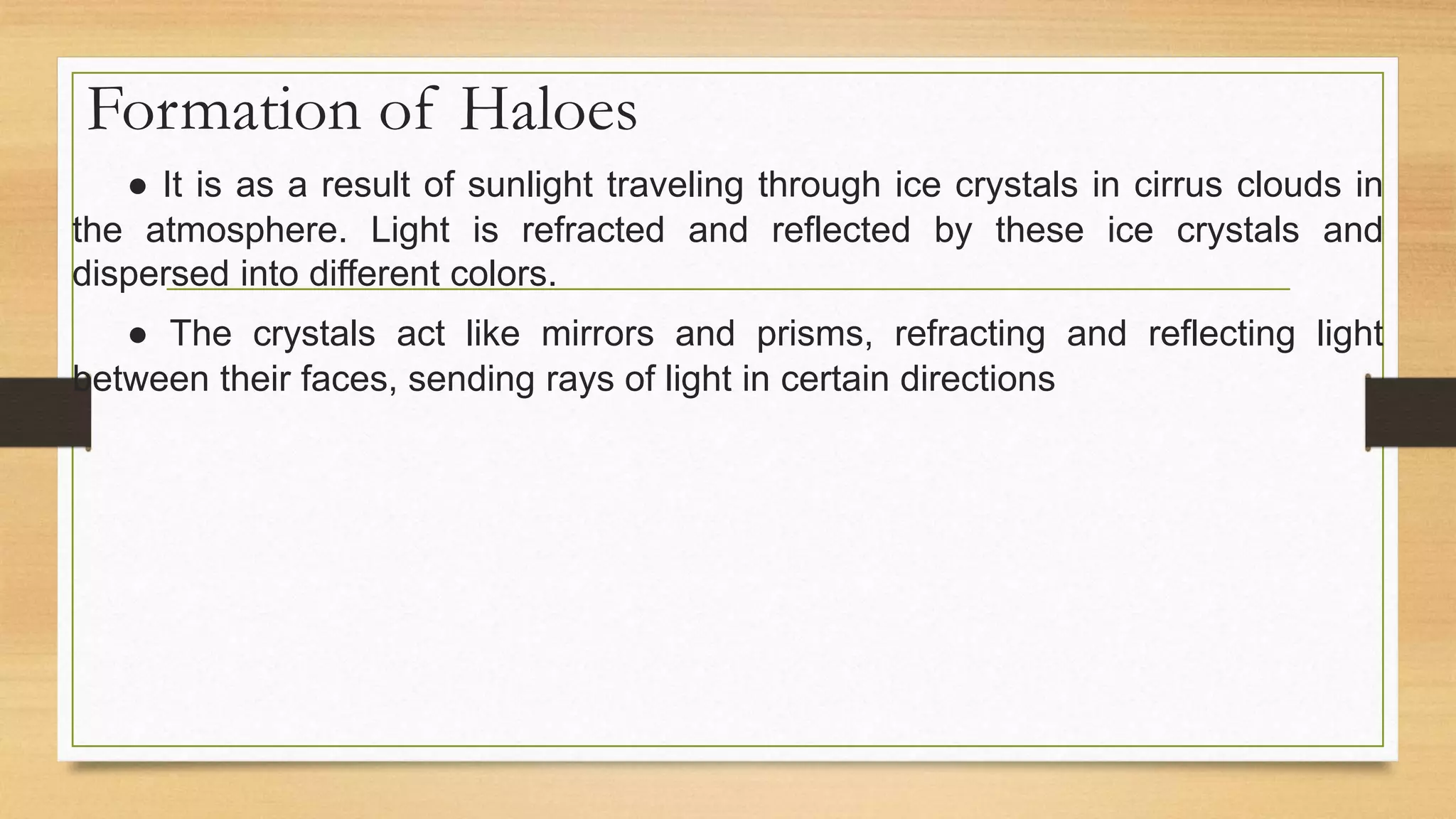 Halo, Sundogs, Types of Rainbows Presentaion.pptx