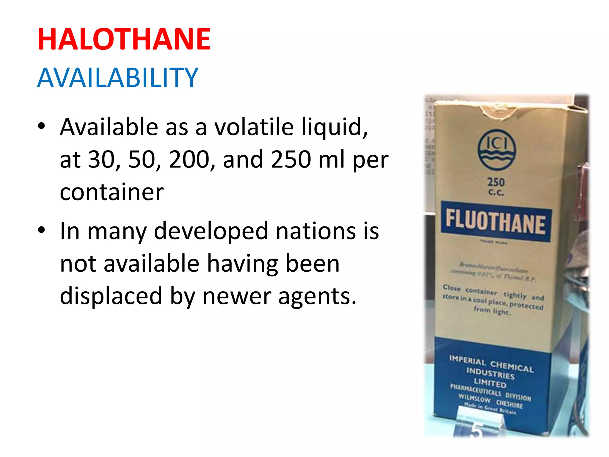 Halothane | PPTX