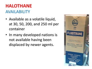 Halothane | PPTX