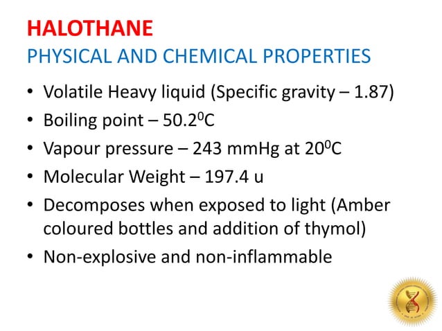 Halothane | PPTX | Lung and Respiratory Health | Diseases and Conditions