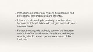 Halitosis | PPTX
