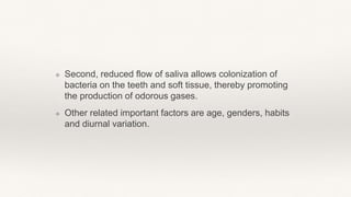 Halitosis | PPTX