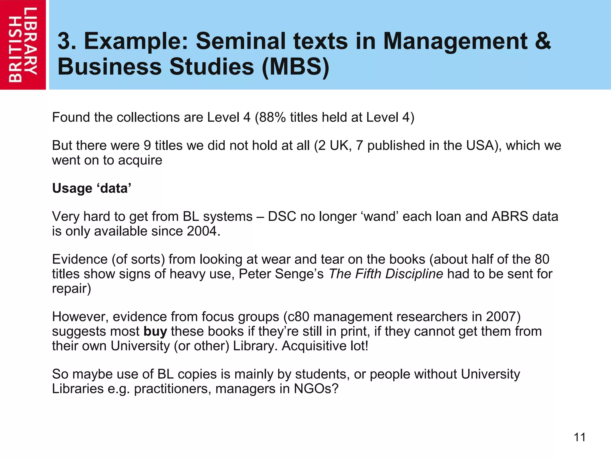 Collection evaluation techniques for academic libraries | PPT
